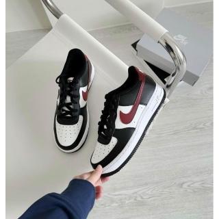 【NIKE 耐吉】NIKE Air Force 1 GS 黑酒紅 大童款 FZ4351-001