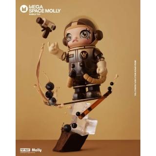 【POPMART 泡泡瑪特】POPMART 泡泡瑪特 SPACE MOLLY 珍珠奶茶 400%/高約29CM/台灣限定
