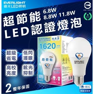 【Everlight 億光】億光 LED 超節能燈泡 9w 12w 15w 億光LED燈泡 色溫齊全 超護眼 燈后