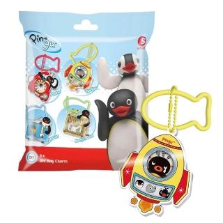 【MATTEL 美泰兒】Pingu企鵝家族-酷玩空間壓克力掛飾系列-隨機出貨一款