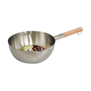 【Easygoo 輕鬆】桔品不鏽鋼雪平鍋(24cm)