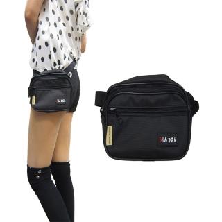 【SNOW.bagshop】腰包小容量腰背可5.5吋手機(主袋+外袋共三層台灣製造)