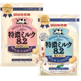 【UHA 味覺糖】*貪吃熊*日本 UHA 味覺糖 特濃牛奶糖鹽味72G/北海道特濃牛奶糖80G/草莓牛奶風味72G