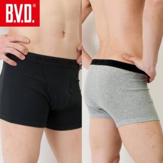 【BVD】100% 純棉男彩色平口褲(灰/藏青/黑色 7件組)