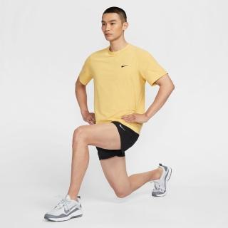 【NIKE 耐吉】Nike Dri-FIT UV Hyverse 短袖 健身 排汗 上衣 黃色 男款(DV9840-700)