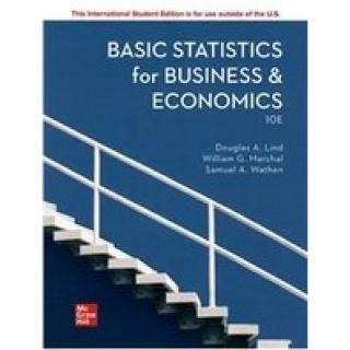 【McGraw-Hill】Basic Statistics for Business & Economics 10/e ISE LIND 9781260597578