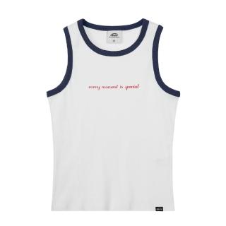 【emis】預購 韓國 emis (WOMENS) RIBBED RINGER SLEEVELESS TANK TOP 韓製 女款撞色滾邊無袖 ...