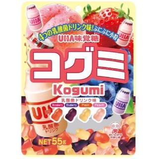 【UHA 味覺糖】味覺糖 UHA 酷Q彌軟糖 乳酸菌 水果味軟糖 乳酸飲料味 55g