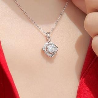 【KEDDY】1克拉項錬-歐美項鍊-純銀項鍊-925純銀-女生項鍊-抗過敏項鍊-新娘飾品-情人節禮物-生日禮物