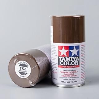 【TAMIYA】TAMIYA 田宮 噴漆 TS1 TS-1 RED BROWN 紅棕