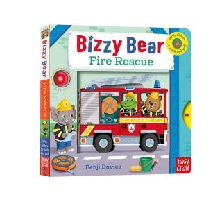 硬頁遊戲書 Bizzy Bear: Fire Rescue 附故事音檔(QR code聽音檔)