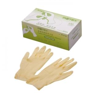 【MOTEX 摩戴舒】乳膠手套 加厚型 Latex Glove Powder-Free