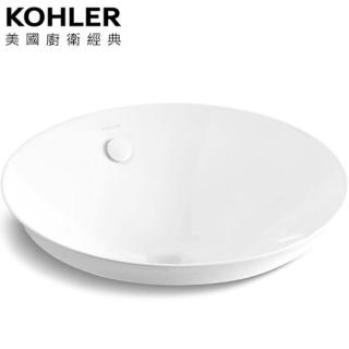 【KOHLER】Veil Essential 檯面盆42.5cm K-26408T-0 (章記)