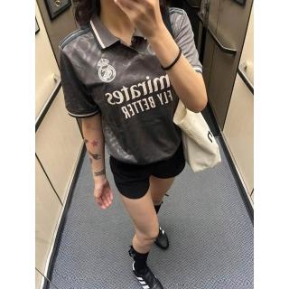 【adidas 愛迪達】藍田/吉米 - adidas 愛迪達 REAL MADRID 皇家馬德里皇馬 第二客場 足球上衣 T恤 IY1763
