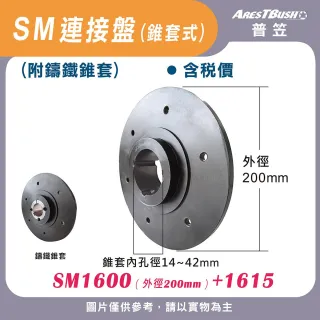 SM連接盤(錐套式) Taper Bushing Bolt-on Hubs SM1600