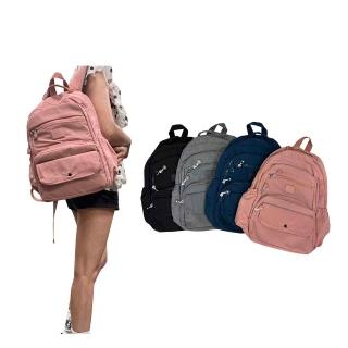 【SNOW.bagshop】後背包中大容量輕量防水尼龍主袋+外袋共六層