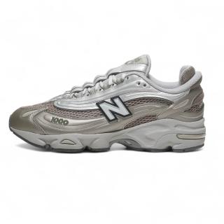 【NEW BALANCE】NEW BALANCE 慢跑鞋 M1000 金屬銀棕 復古 情侶鞋 男女 M1000N