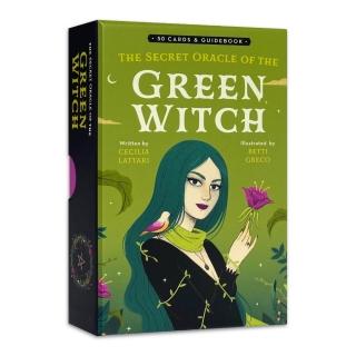 綠巫秘諭卡,贈中文翻譯｜The Secret Oracle of the Green Witch｜50張牌卡【左西】