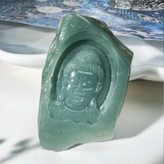 【玉我翡翠】大日如來 掛件擺飾 M11071 瓜地馬拉A貨翡翠【玉我翡翠】