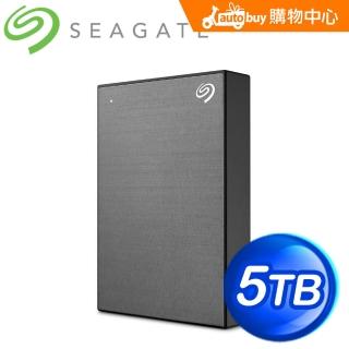 【SEAGATE 希捷】One Touch HDD 升級版 5TB 外接硬碟 STKZ5000404《太空灰》