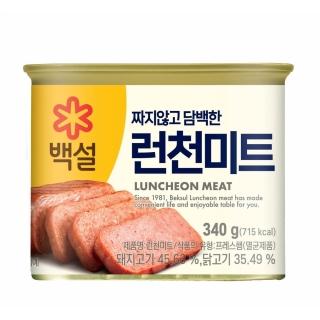 【CJ FOODS】韓國 CJ 白雪午餐肉 340g (午餐肉 火腿罐頭 Luncheon Meat)