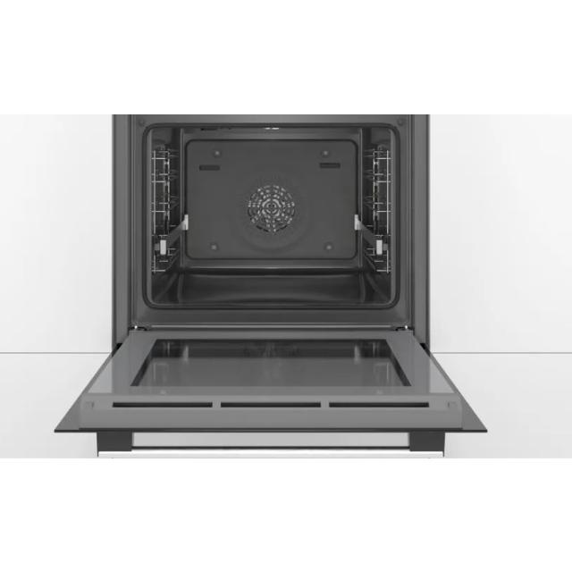 【BOSCH 博世】HBG536ES3 6系列 嵌入式烤箱 60x60cm 經典銀 自清功能 自動烹調
