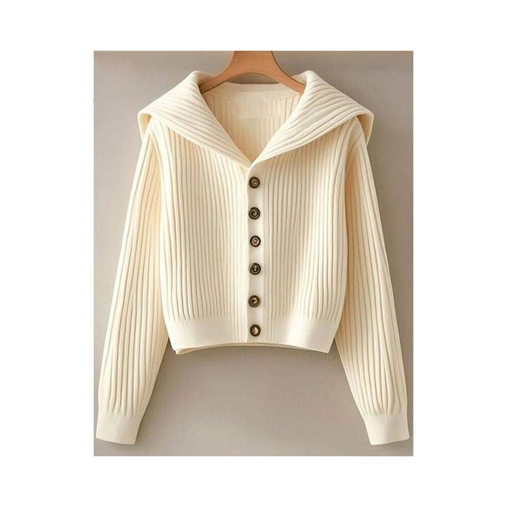 時尚復古慵懶風高級感毛衣2025春秋季爆款小個子顯瘦針織開衫女裝