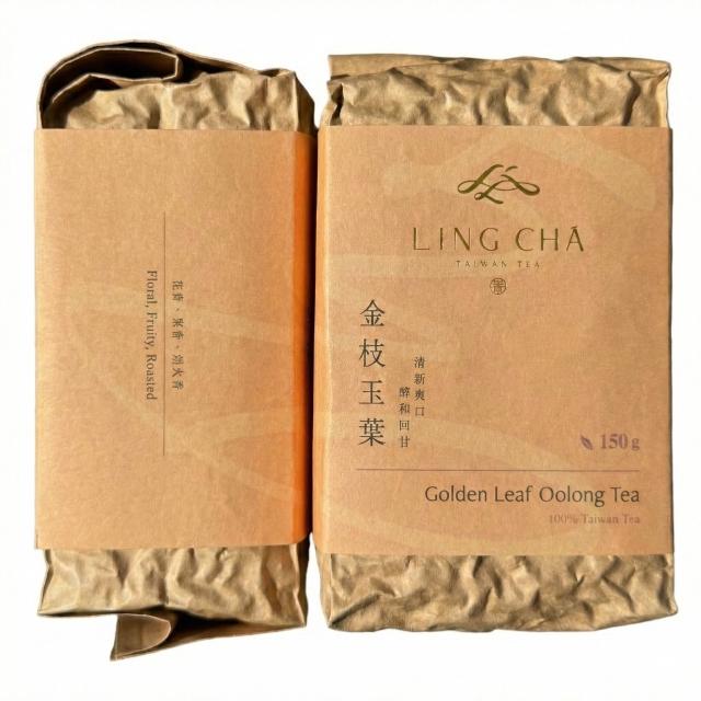 【LING CHÁ】金枝玉葉 原葉150g 台灣茶 茶葉 烏龍 高山茶